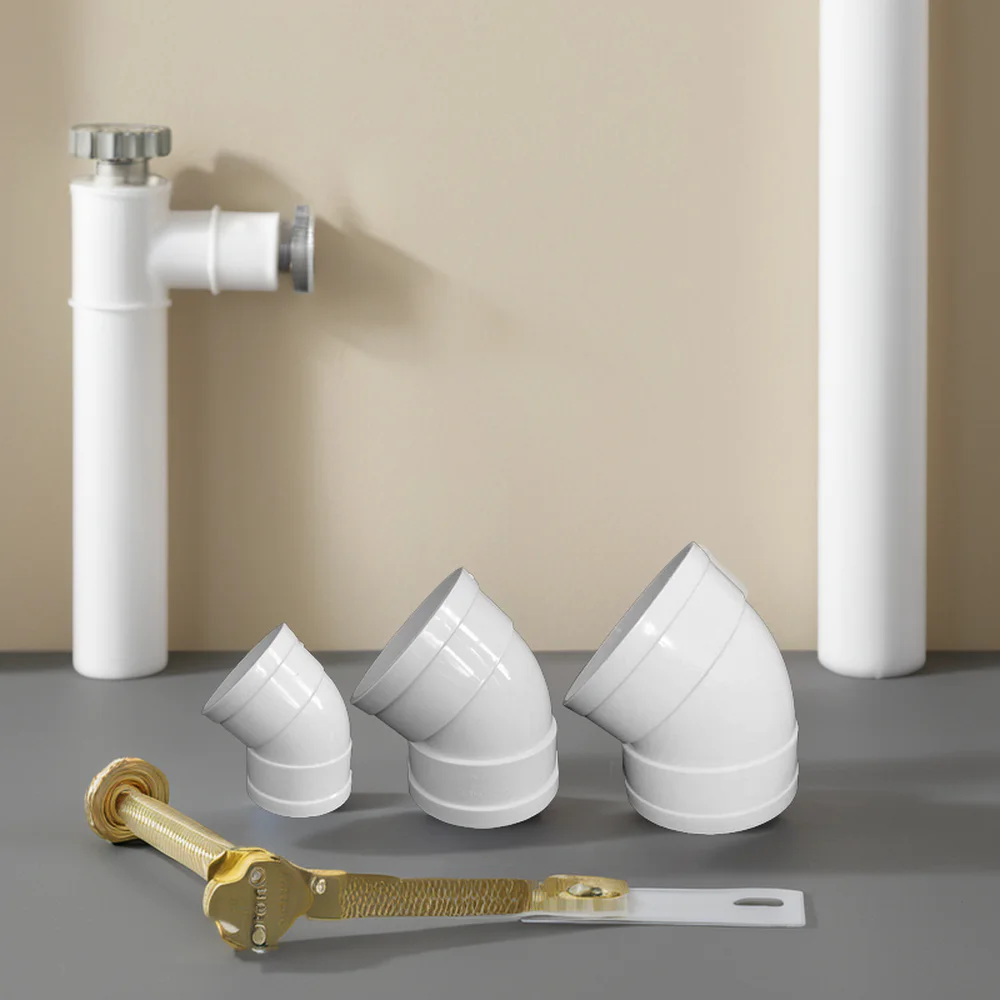 Meikang Casting Technique PVC Elbow Fittings with Round Head PVC Pipe ...