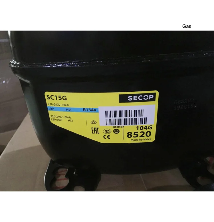 SC15G R134a Refrigeration Compressor - 1/2 Hp Efficiency