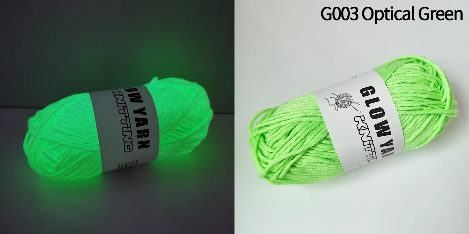 Wholesale 100% Ring Spun Polyester Luminous Hand Yarns Knitting Yarn ...