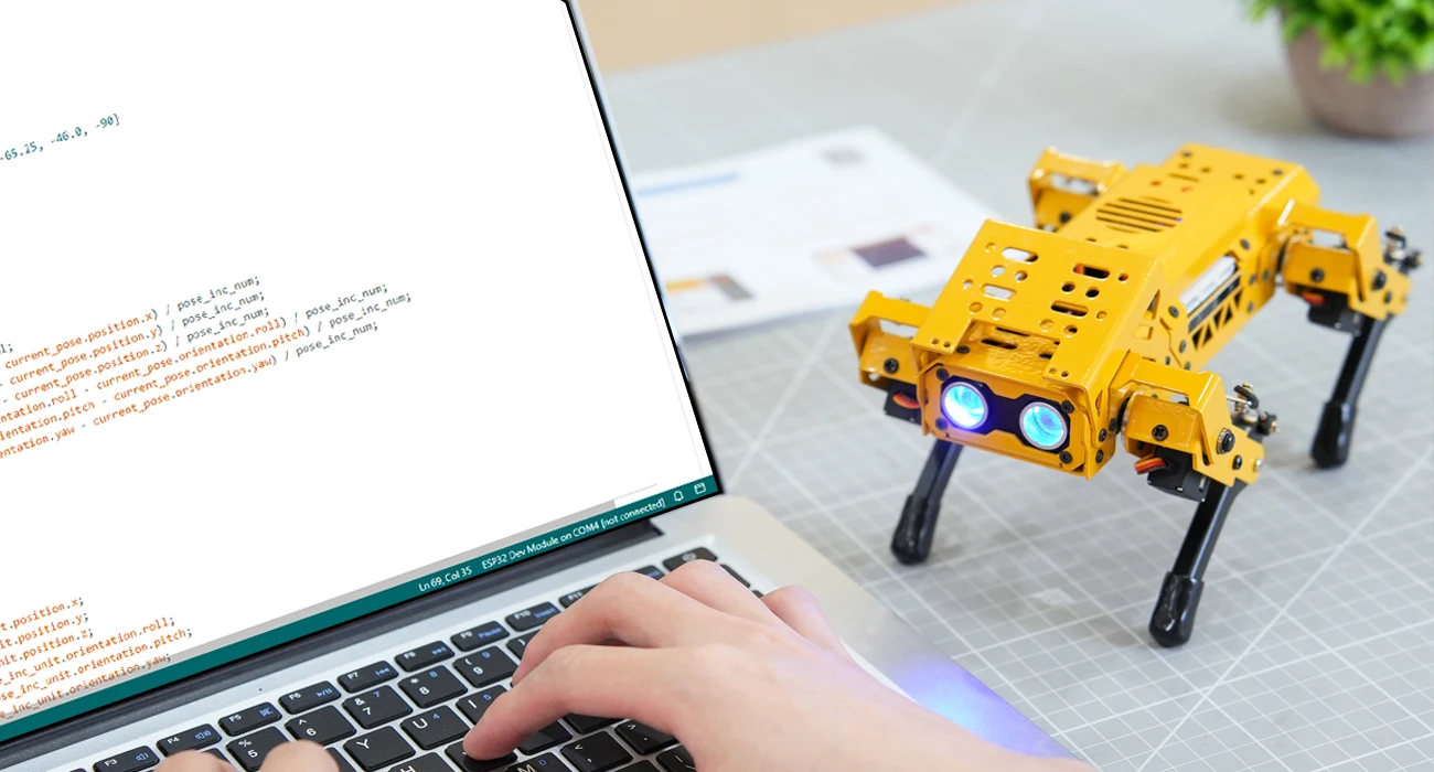 Hiwonder MechDog AI Voice Interaction Smart Robot Dog - Programmable ...