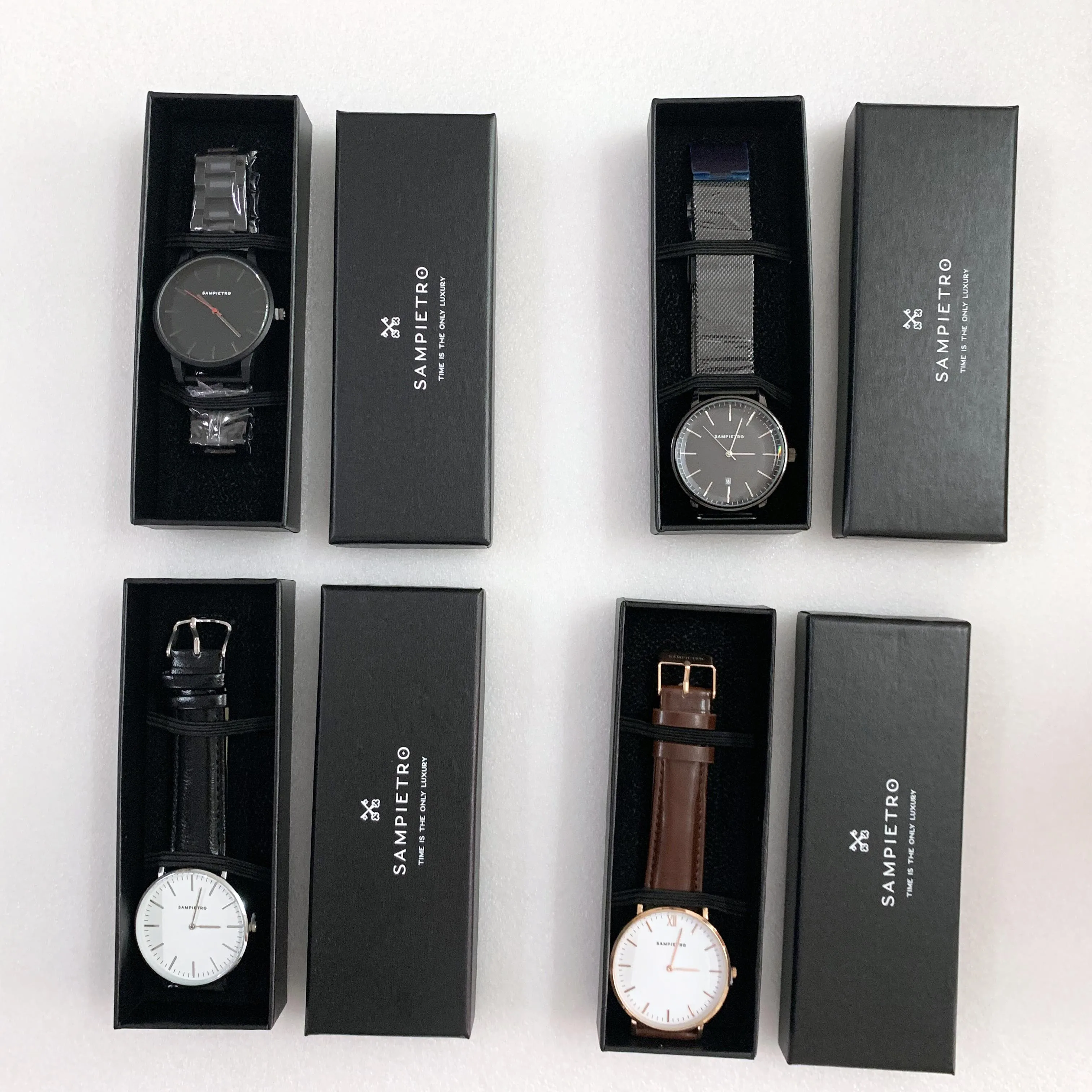 Genuine Leather Customized Your Own Photo Unisex Watch Custom Design ...