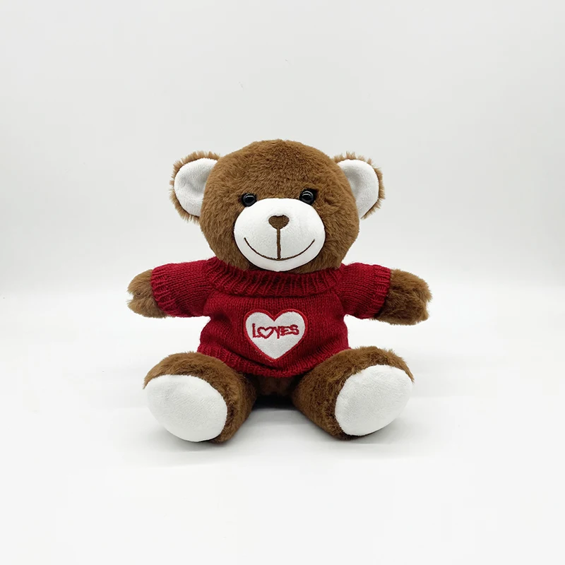 Customized Stuffed Toy Teddy Bear Plush Dolls Baby Brown Teddy Bears ...