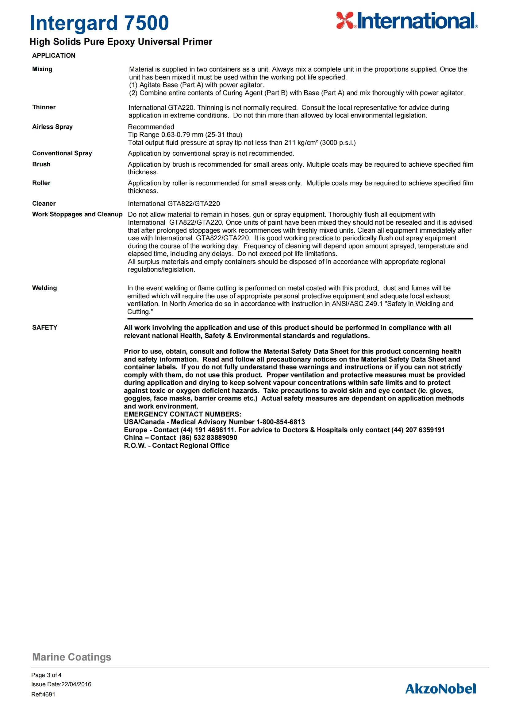 阿克苏诺贝尔国际涂料intergard 7500 - Buy 铝纯环氧通用引物,耐磨性,低温应用能力 Product on Alibaba.com