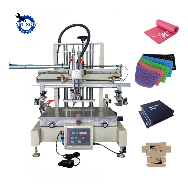 Flatbed Screen Printing Machine For Plastic Bag Silk Screen Printing ...