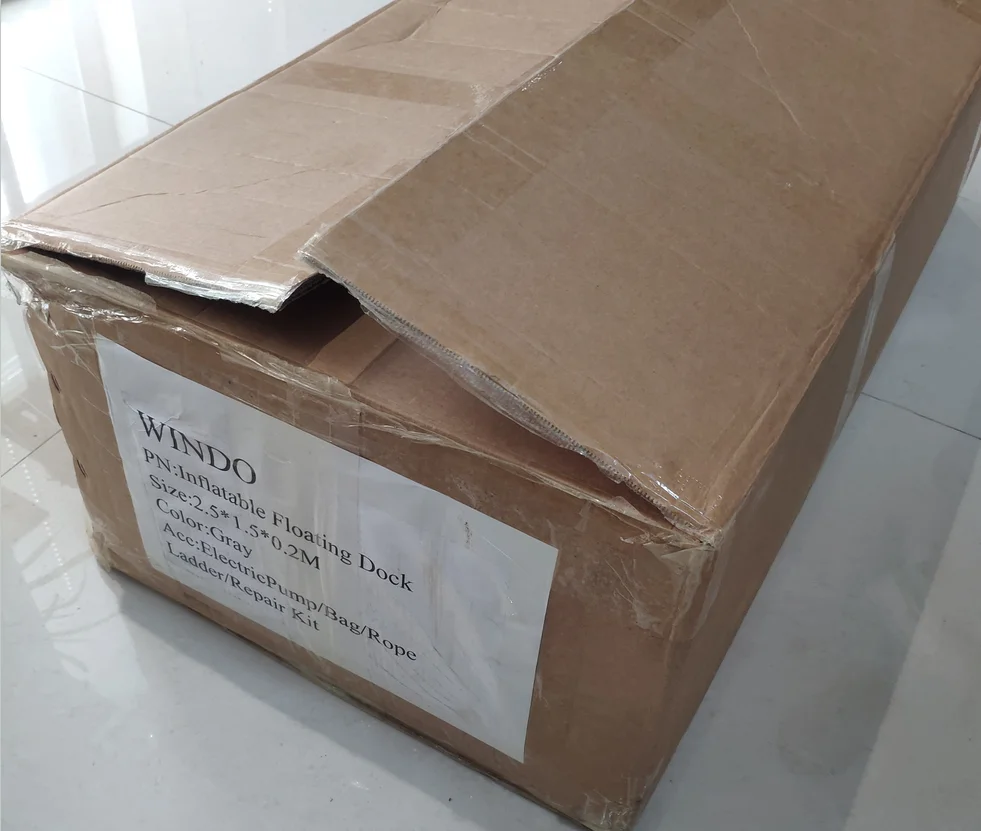 250cm Promotion Drop Stitch Material Floating Platform