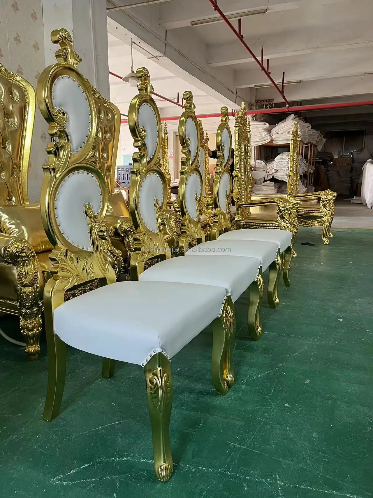 Luxury Princess Prince King Queen Loveseat Throne Chair