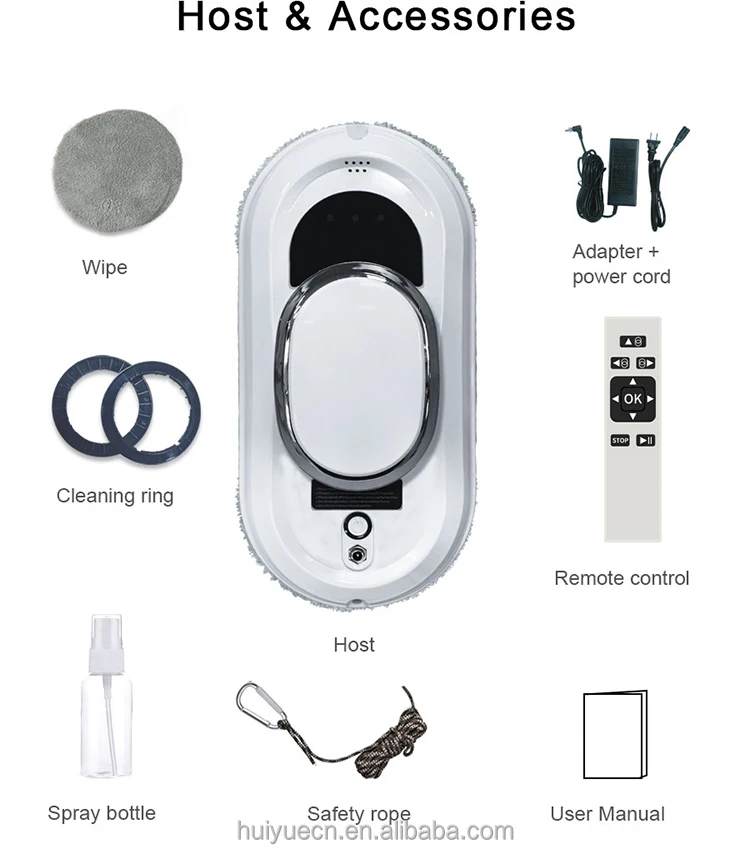 Skyscraper Indoor And Outdoor Automatic Window Cleaning Robot Safe And ...