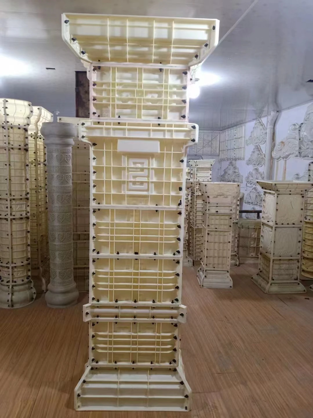 Strong Durable ABS Plastic Concrete Column Edging Mold for House Corner ...