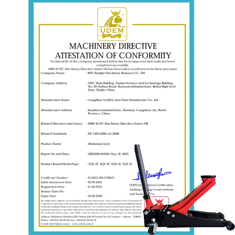 Heavy Duty 3-Ton Floor Steel Jack Low Profile Super Low Profile Jacks ...