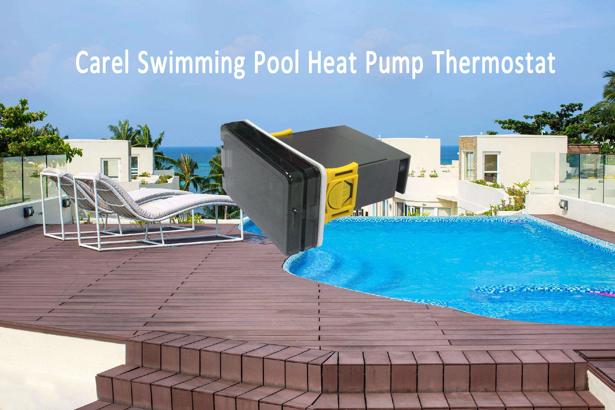 Carel Type Swimming Pool Thermostat - Pool Heat Pump Controller