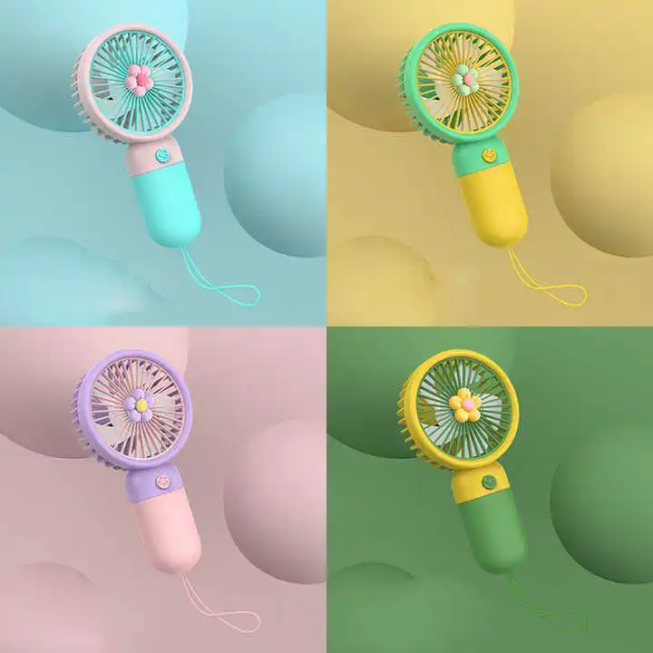 2024 Rechargeable Portable Electric Summer Fan - Cute & Convenient