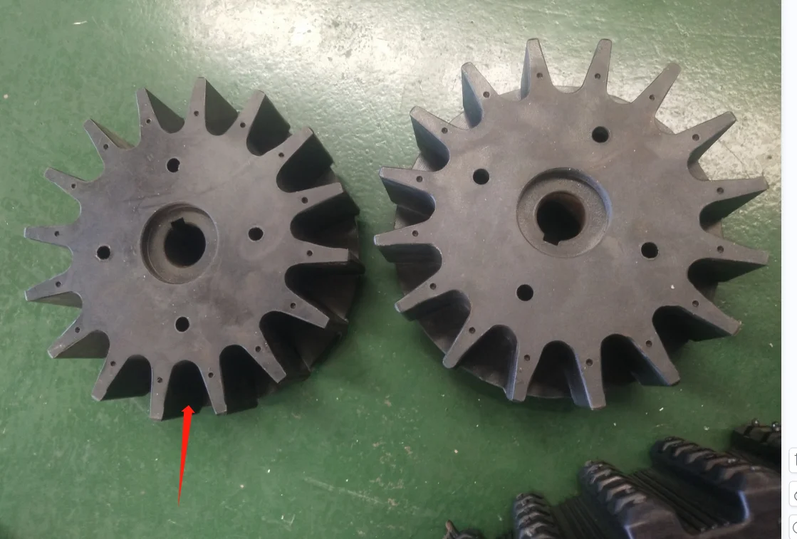 Robot Tank Treads with Different Width Sections and Drive Wheels BC-80