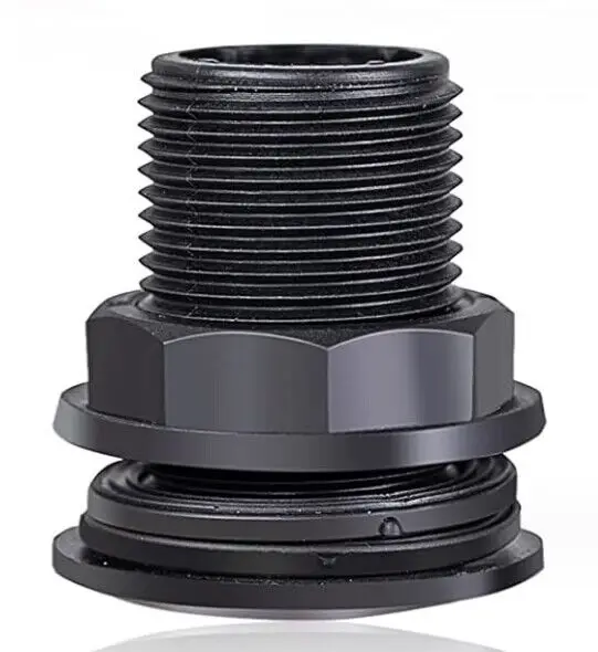 PP Plastic Bulkhead Fitting for Tank - Durable & Versatile