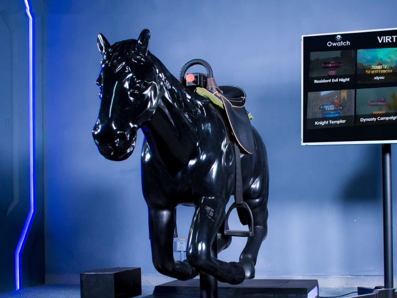 2019 Amusement Virtual Reality Ride Htc Vive Vr Horse Riding Shooting ...