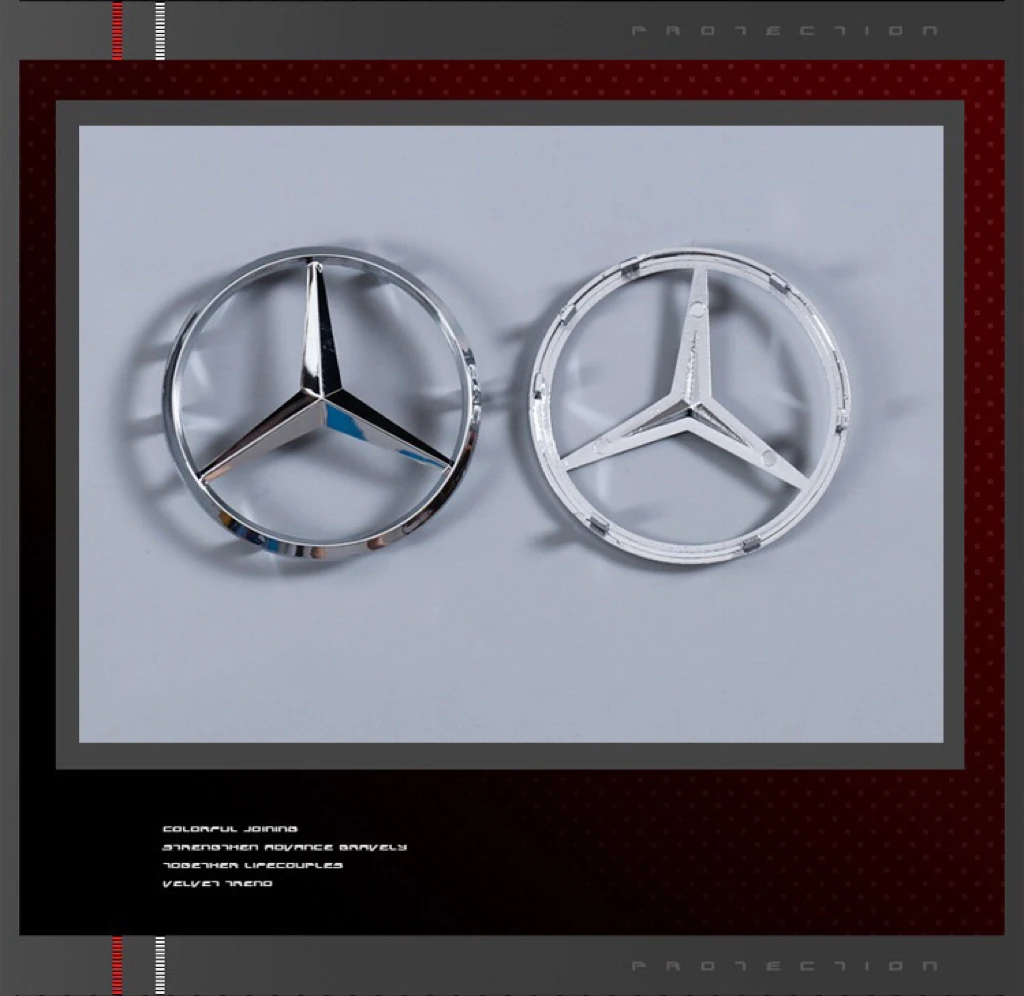 Premium Chrome Silver 3d Metal Or Abs Plastic Auto Car Emblems Custom ...