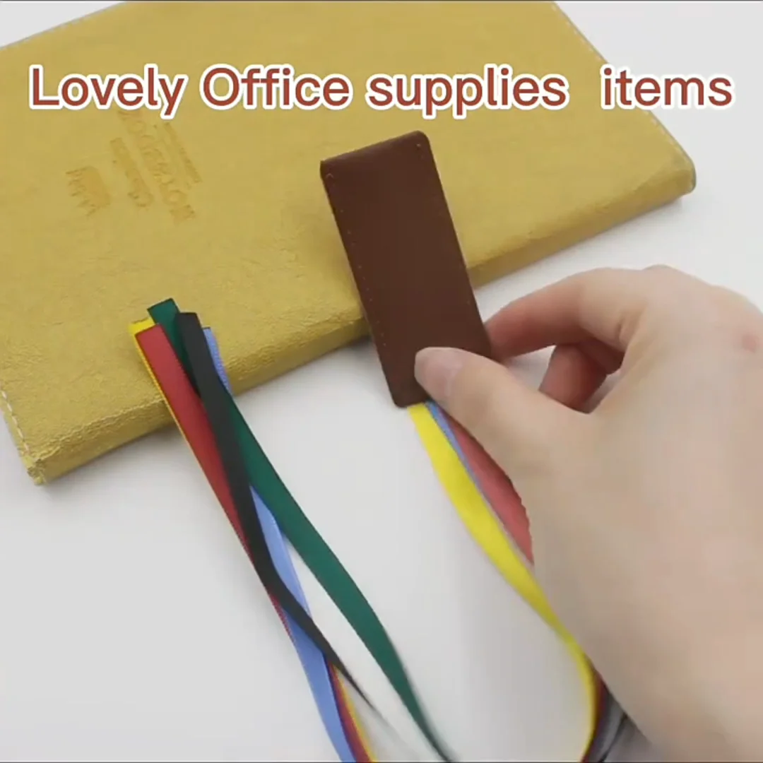 High Quality Pu Leather Book Marks Smiley Face Page Corner Bookmark ...