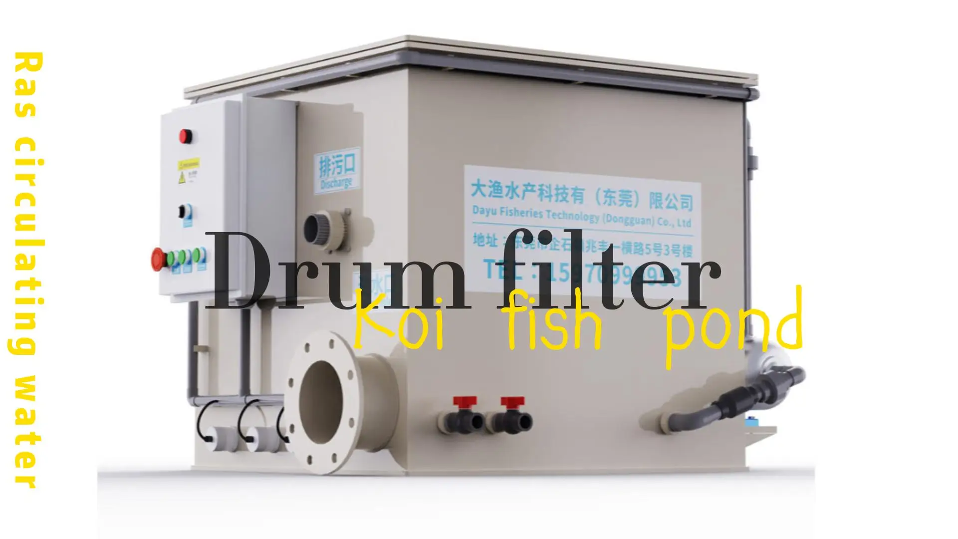 Ras Circulating Water Culture System 80 M3 / H High Flow ...