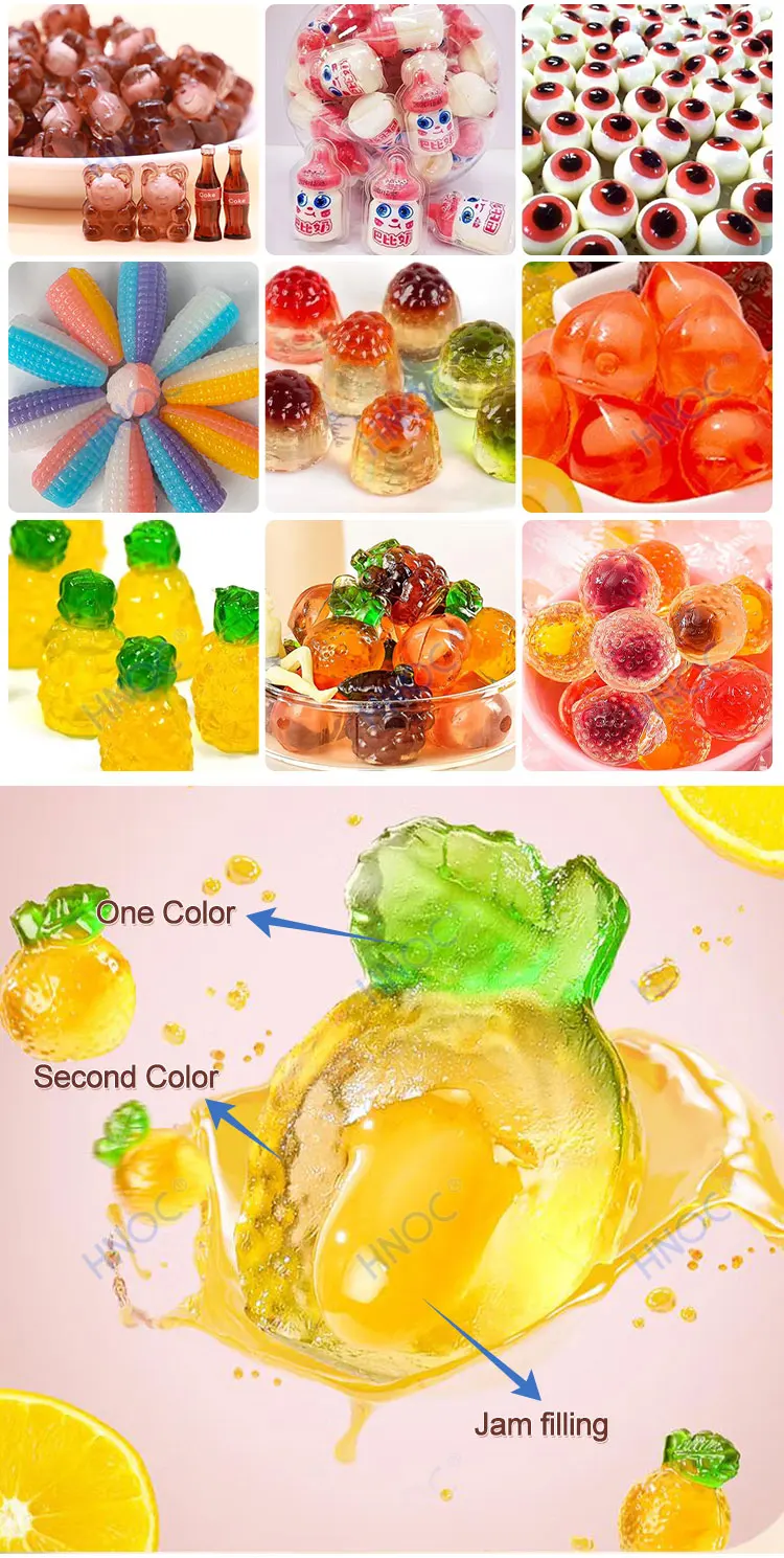 Fully Automatic 3D Multifunctional Vitamin Pectin Gelatin Starch Jelly ...