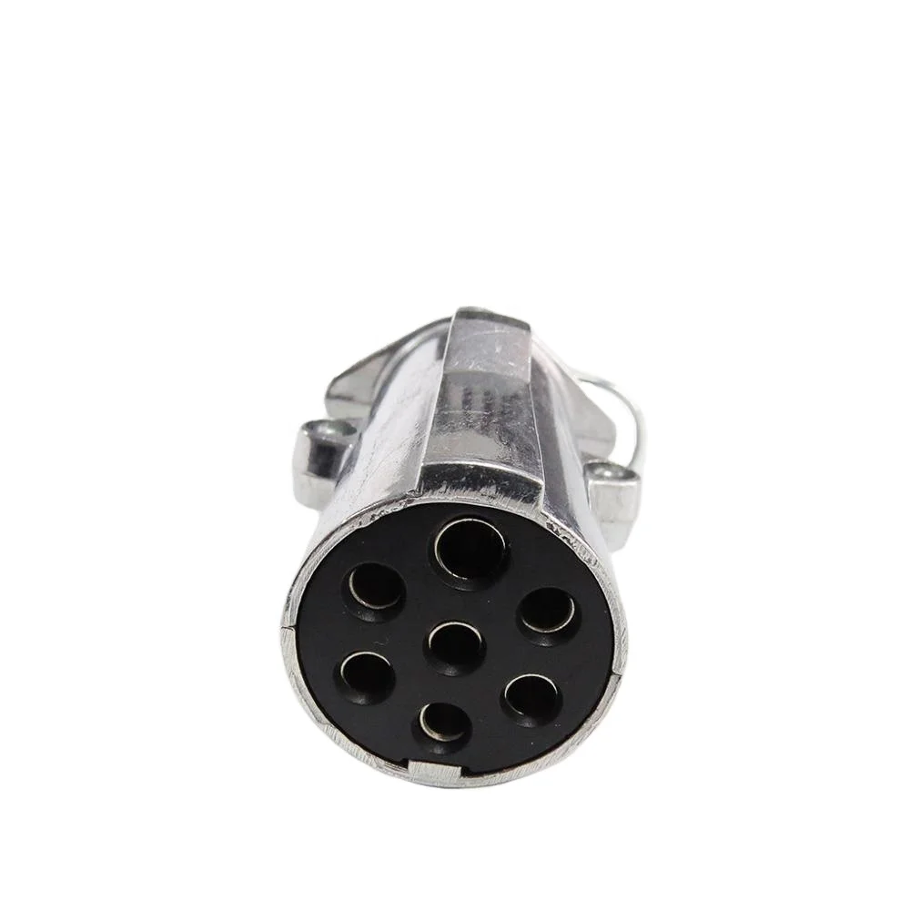 24 V 拖车连接器 ISO 1185 7 针 ABS 拖车插头与金属电缆支架| Alibaba.com