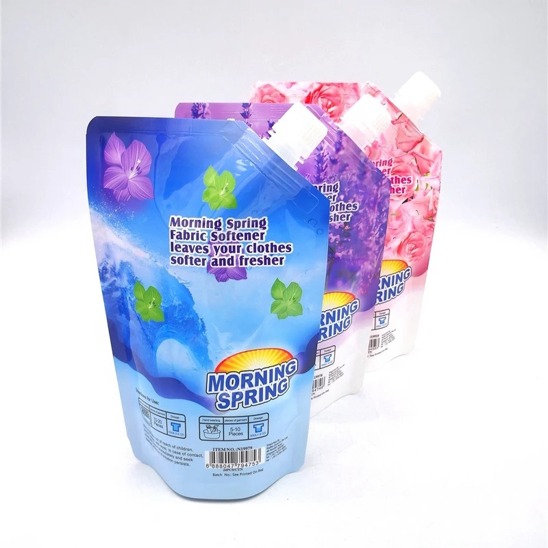 Laminated Stand Up Packaging Bags Laundry Detergent Liquid Stand Up ...