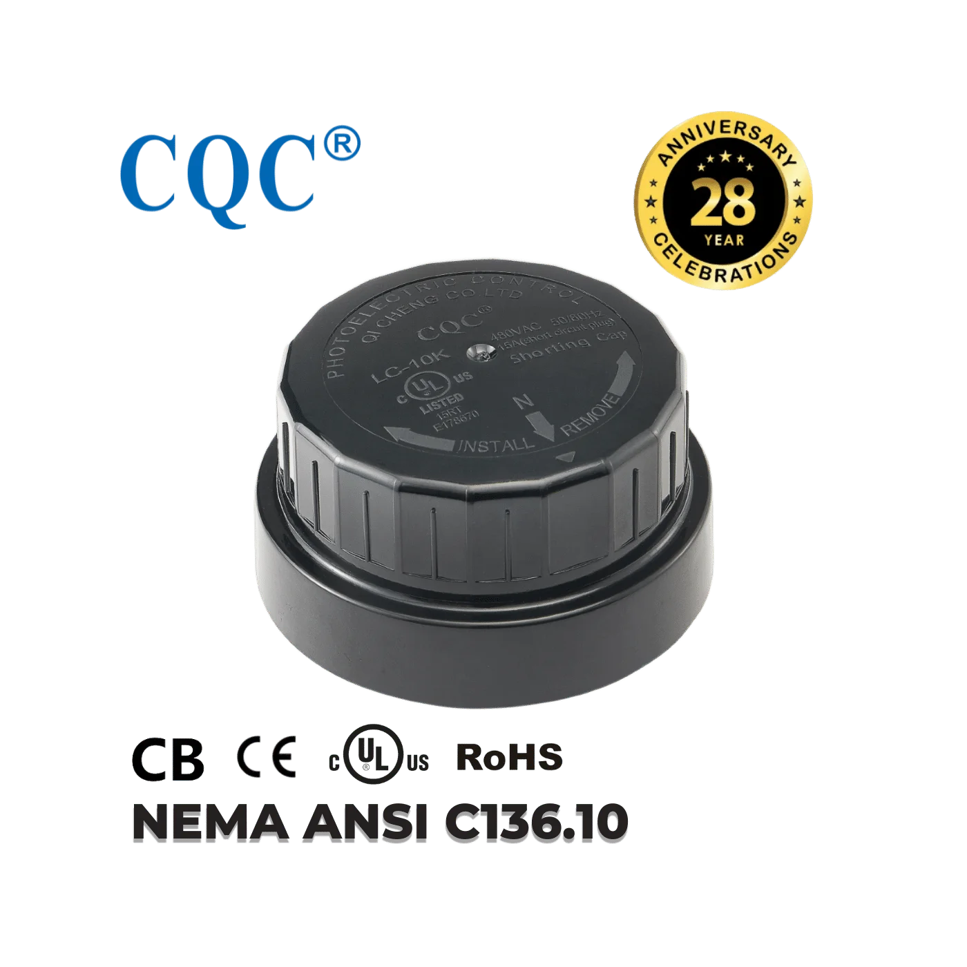 120v Photocell Switch Photocell Receptacle Socket Lc-1lc-10k Ansi C136 ...