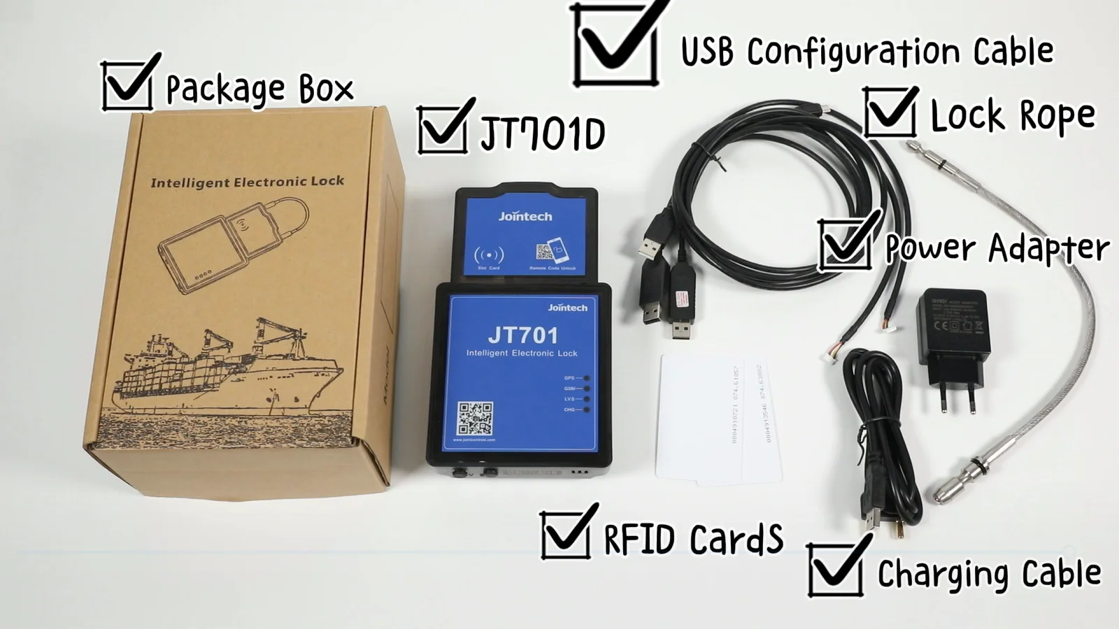 4G Cargo Security Lock - Jointech JT701 Smart GPS Padlock