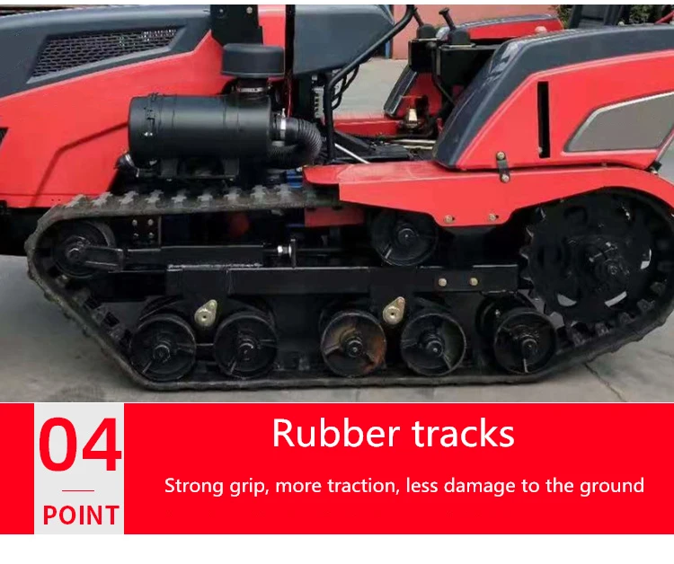 4x4 50hp Crawler Tractor - High Productivity Farm Machinery