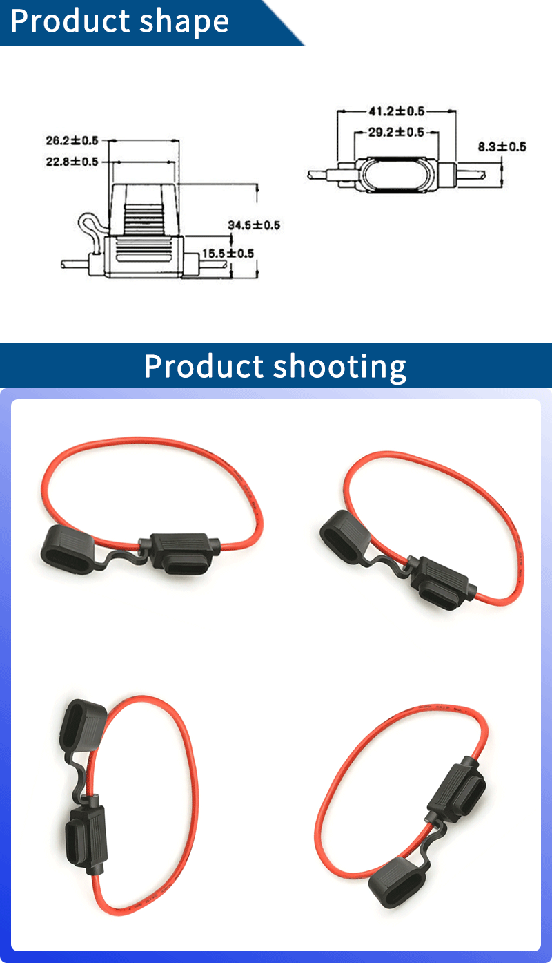 Trumpet Insert Fuse Holder With Car Insurance Tube Socket Car Modified ...