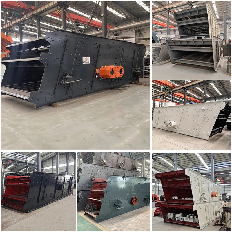 Rotary Vibrating Screen Sieve Silica Sand Vibrating Screening Vibrating ...