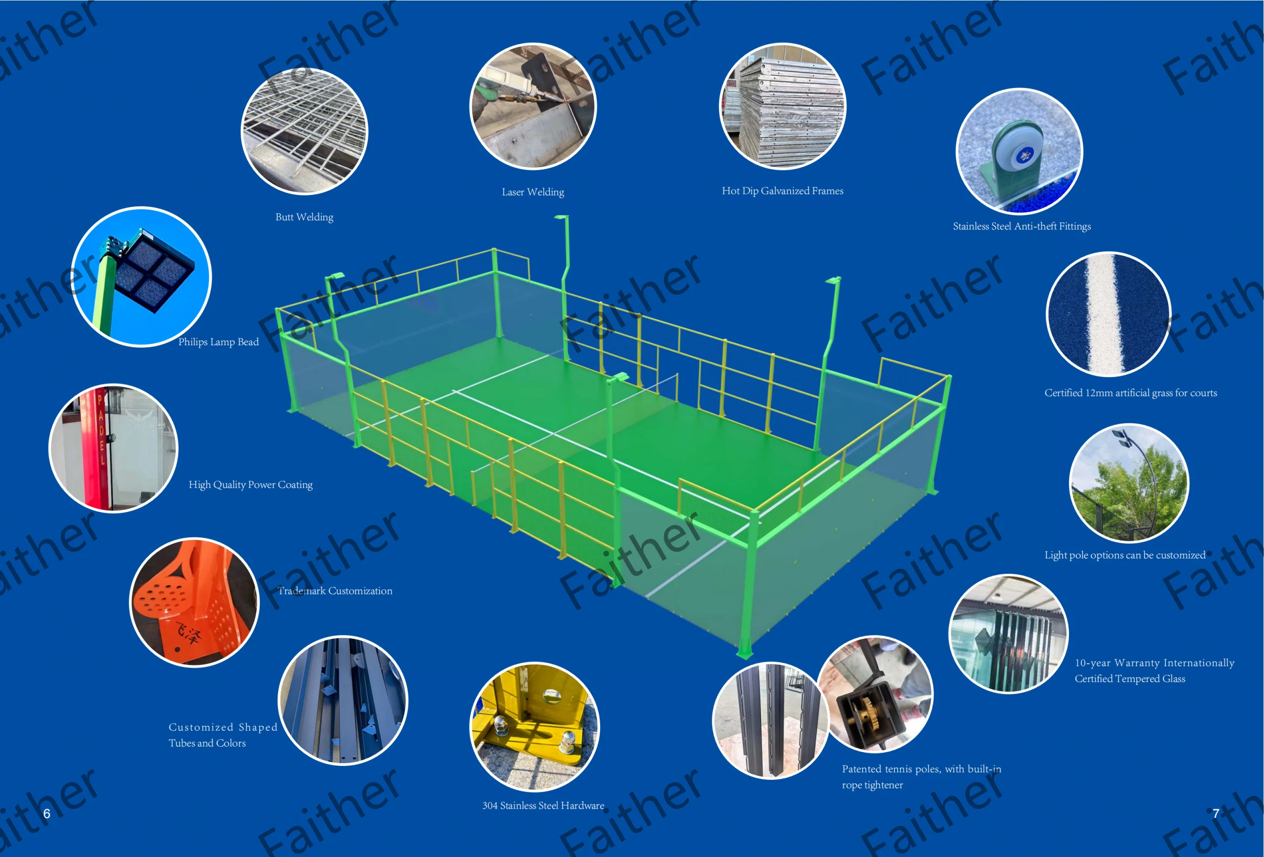 Padel Tennis Court Design Manufacturing Installation/paddle Tennis ...