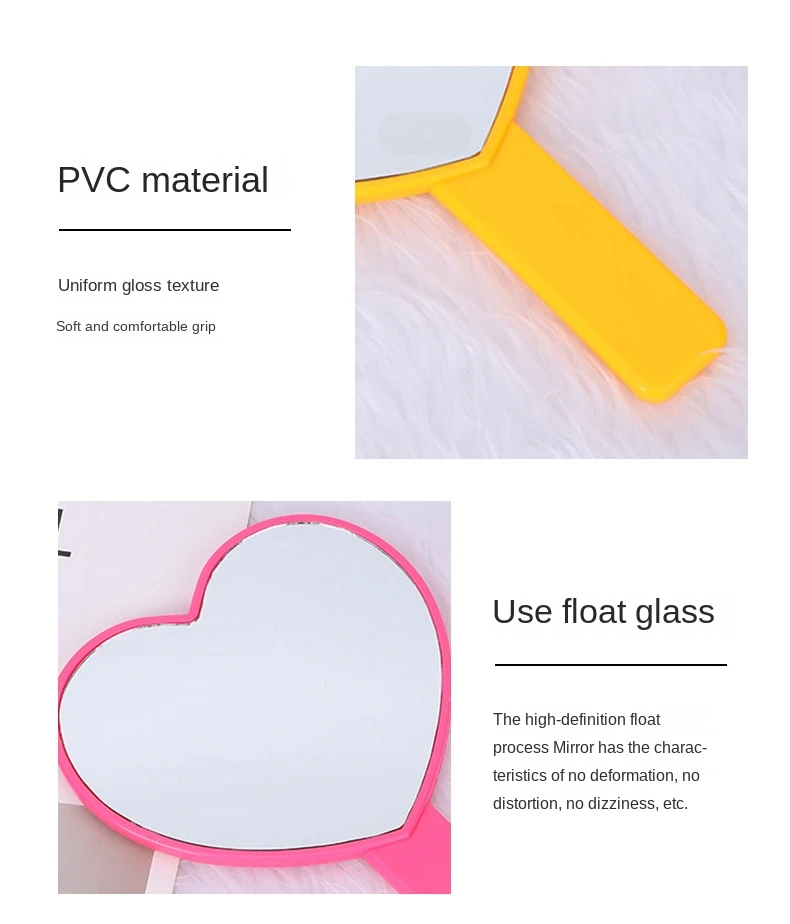 Popular Design Multicolor Plastic Single Sided Makeup Heart Makeup Hand ...