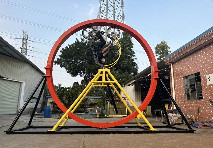 360 Degree Rotating Bike - Fun Outdoor Game for Adults