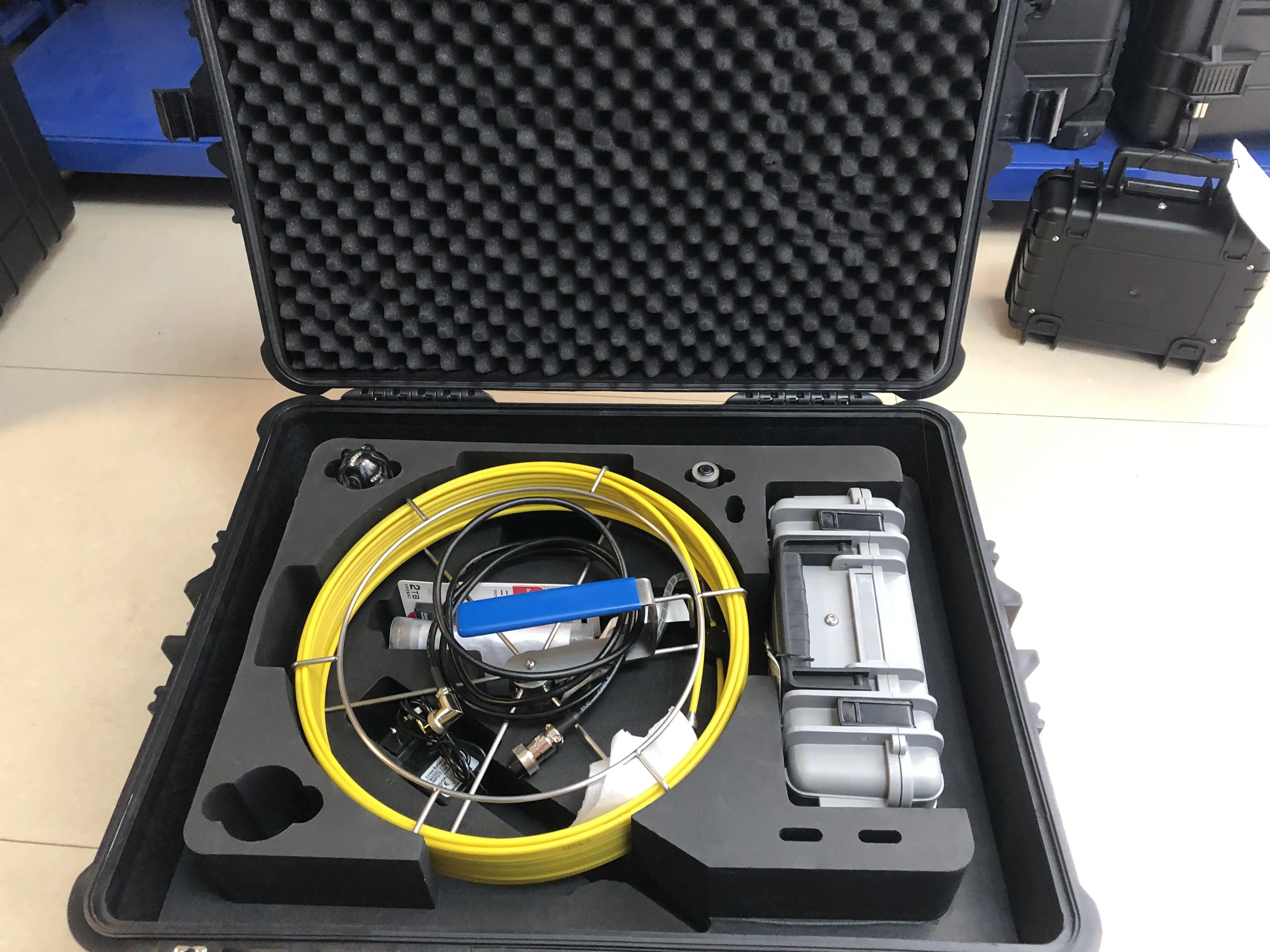 20-100m Industrial Borescope Sewer Drainage Pipeline Inspect Push Rod ...