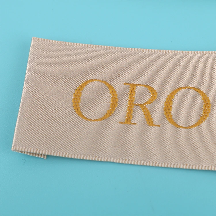 Custom Brand Name Logo Sew on Apparel Textile Tags Supplier