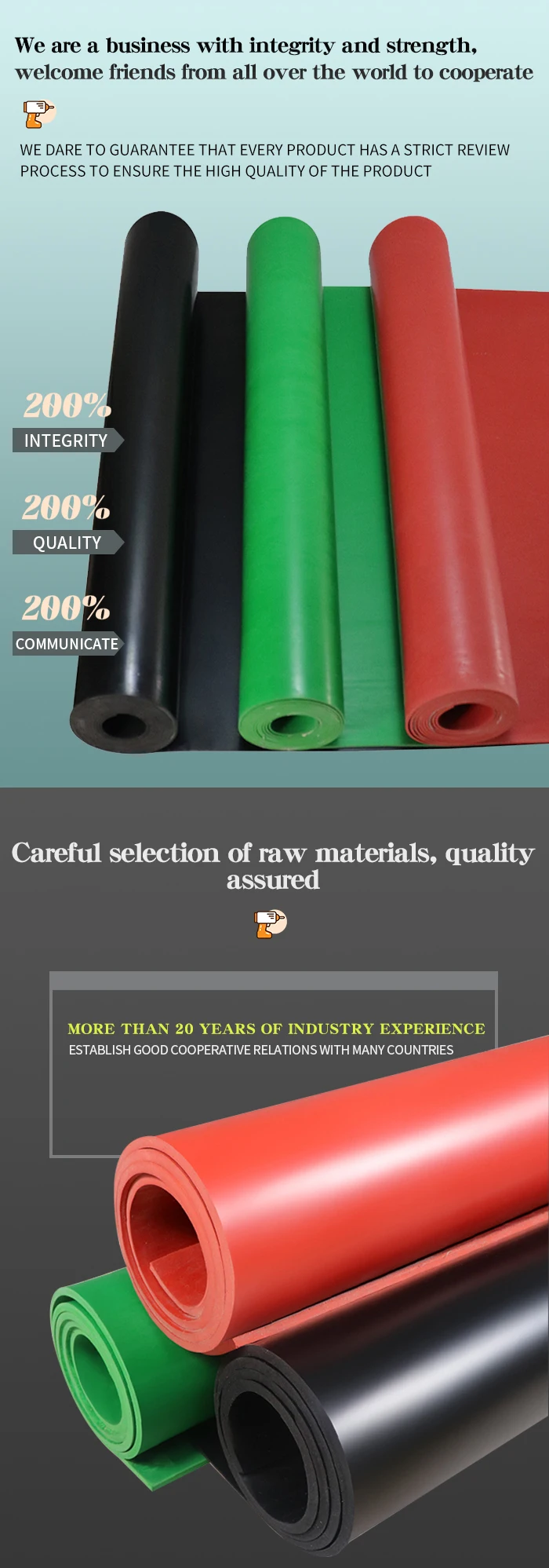 SBR,natural, NBR Rubber Sheet/ Rubber Rolls Industrial Rubber Sheet ...