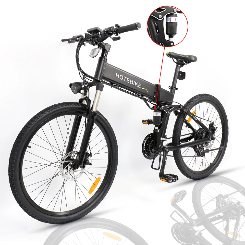 Hotebike Foldable Ebike 26 Inch Folding 250w 350w 500w 750w Motor Electric Folding Bicycle 10ah ...