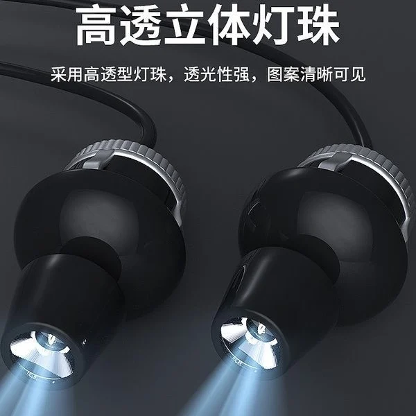 Car Universal Motorcycles Angle Wing Ghost Shadow Light Welcome Lamp ...