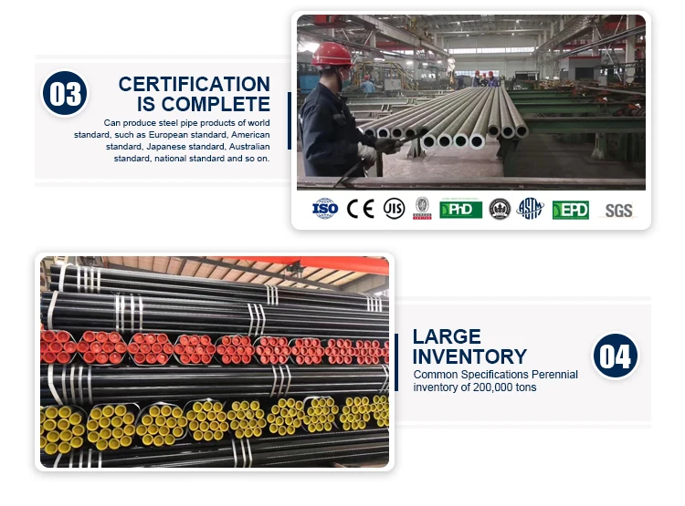 Api 5l Gr.x52/gr.b Carbon Round Steel Pipe Black Erw Hollow Seamless ...