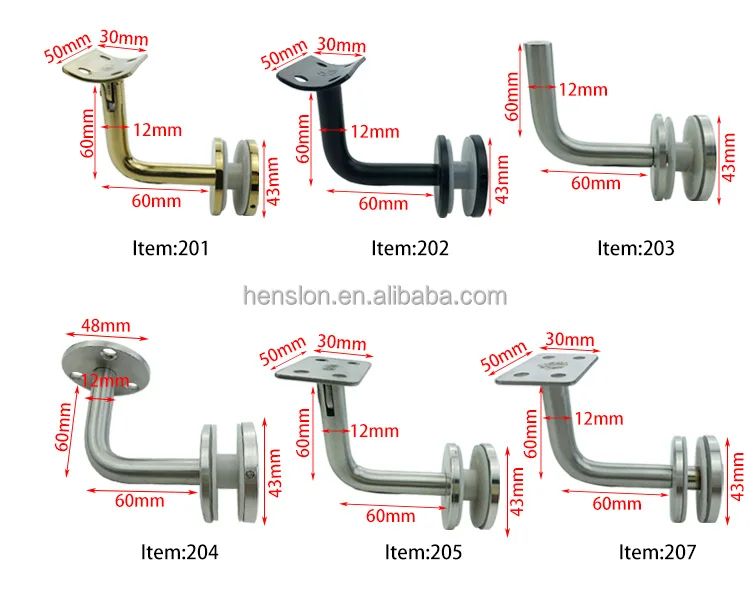 Wall Holding Stainless Steel Stair Handrail Fixed Hardware Support ...