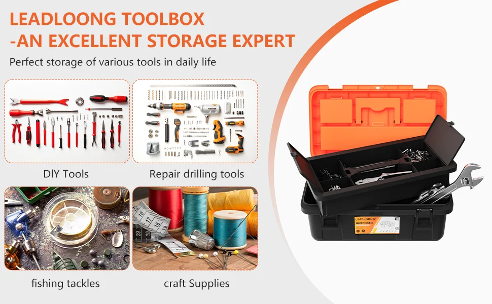 17inch Plastic Toolbox - Efficient Storage Solutions