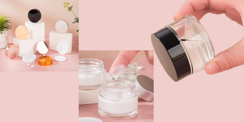 Customized Glass Cosmetic Jars - Perfect for Skin Care