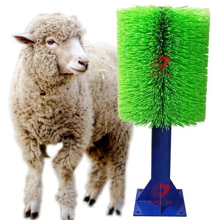 Vertical Design Rotary Cow Body Massage Brush Cow Cleaning Roller Brush ...