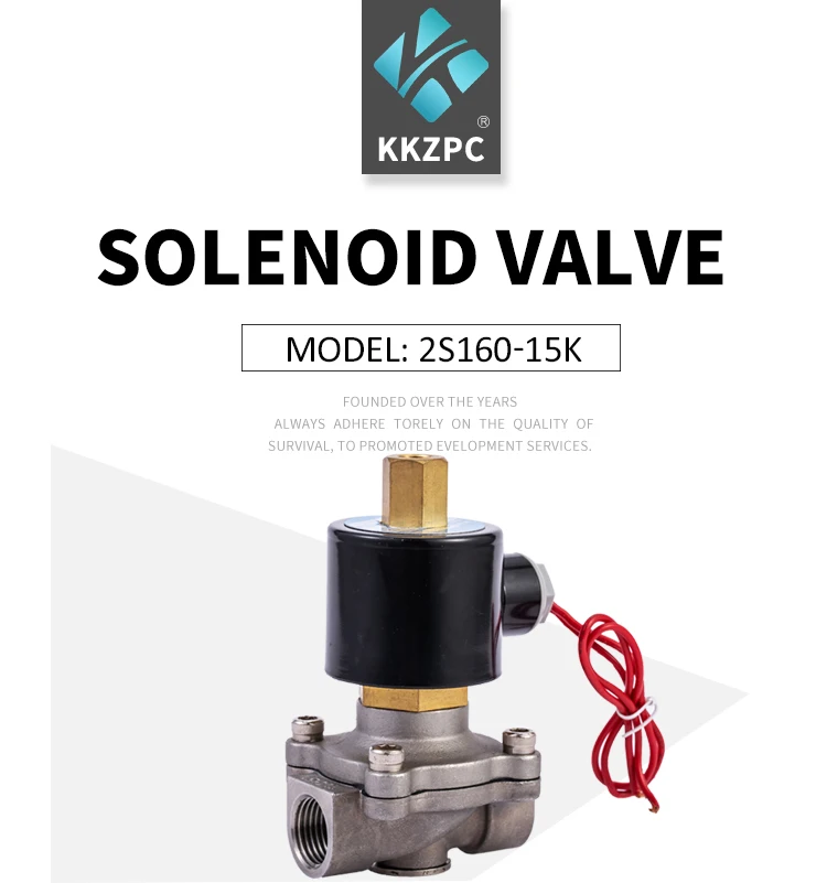 Pneumatic Solenoid Valve Stainless Steel Water Valve 2S160-15k G1/2 ...