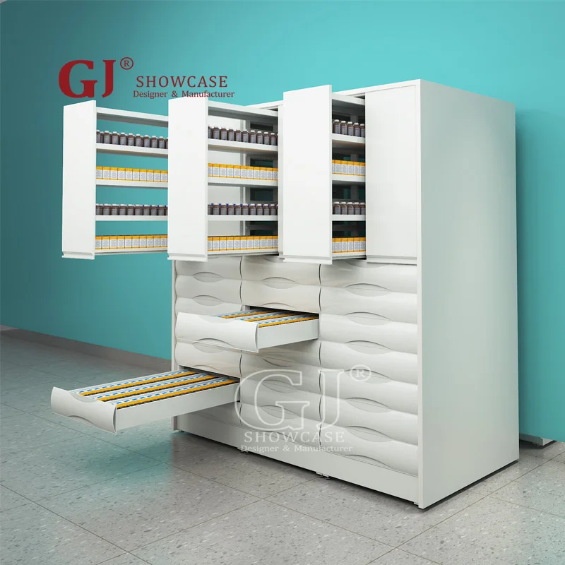 Shop Display Pharmacy Shelves & Medicine Cabinets - Customized Storage ...