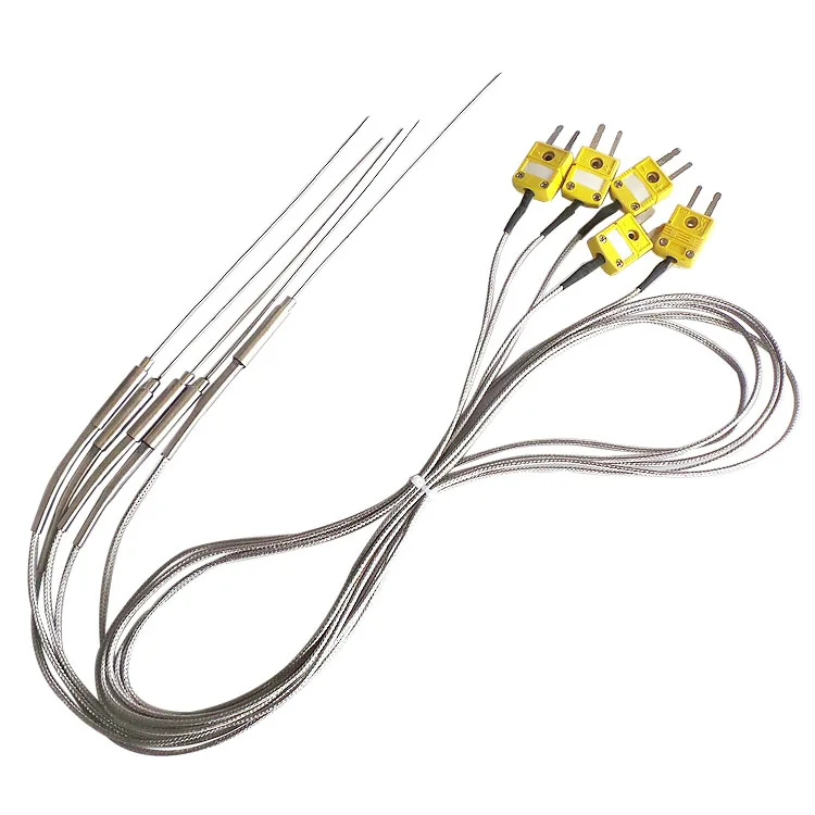 K Type Thermocouple Plug Socket Connector Round Pins Male and Female ...