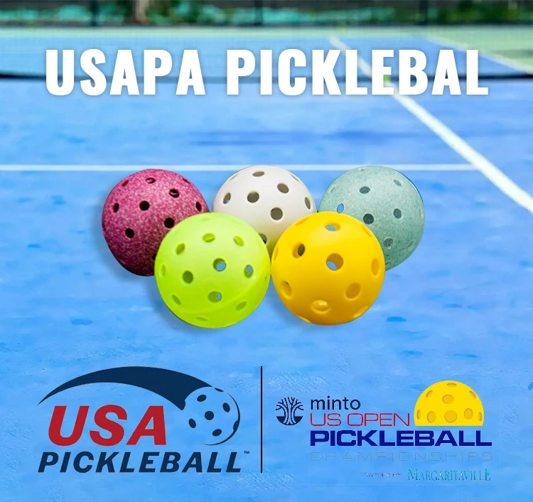 High Quality Custom Logo Plastic Pickleball Ball 14 Mm - Buy Pickleball ...