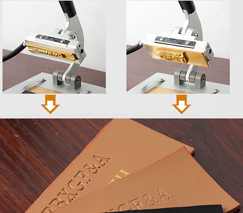 Manual Digital Logo Leather Hot Foil Stamping Machine Heat Press ...