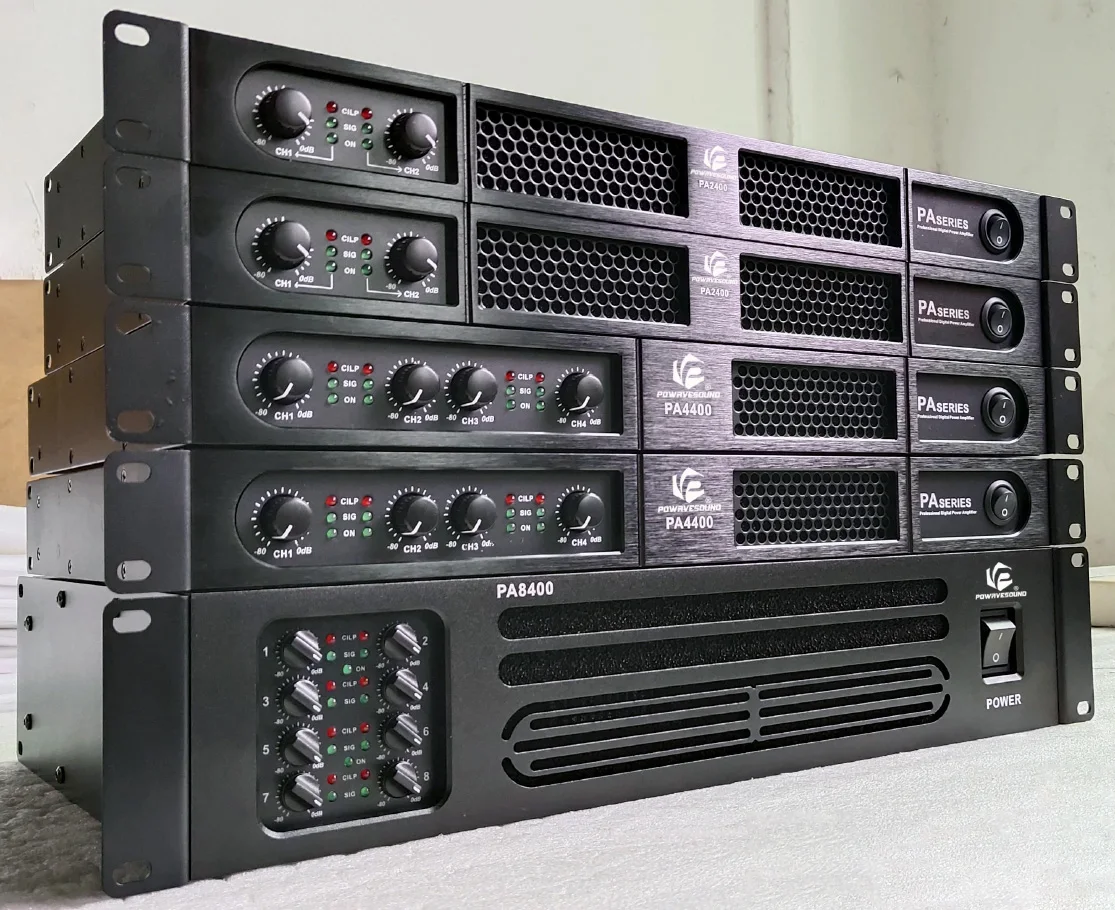 Powavesound 8 Channel Amplifier - 400W D Class Audio Power