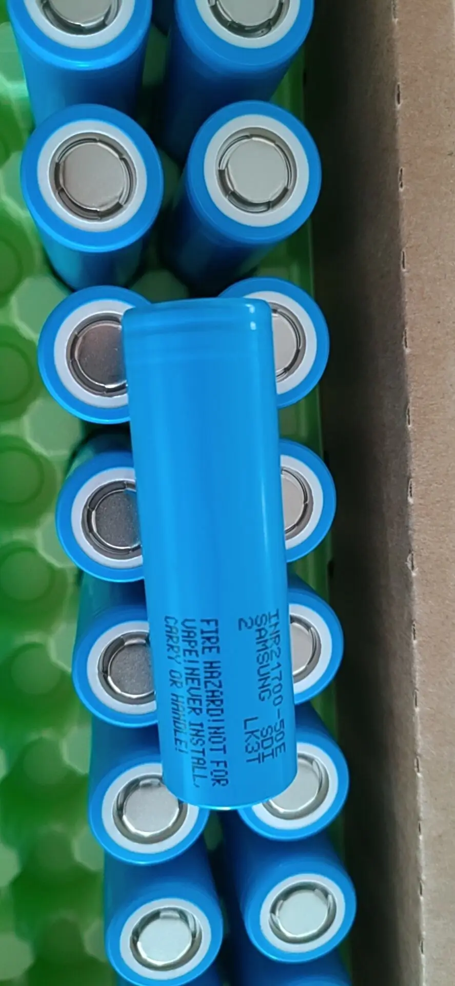 Lithium Li-ion Battery Inr21700 48g 3.7v 4800mah Battery Cell 21700 ...