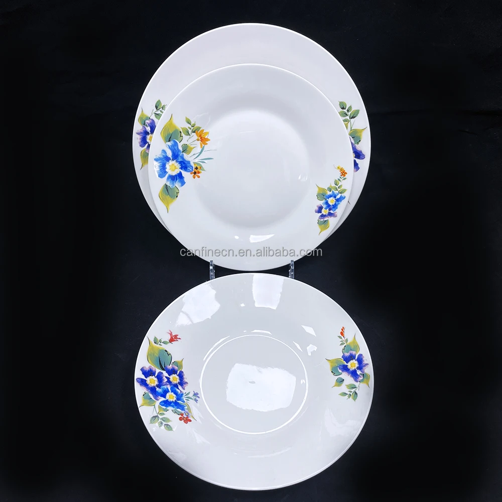 Modern Design 9 Inch Ceramic Porcelain Flat Plate| Alibaba.com
